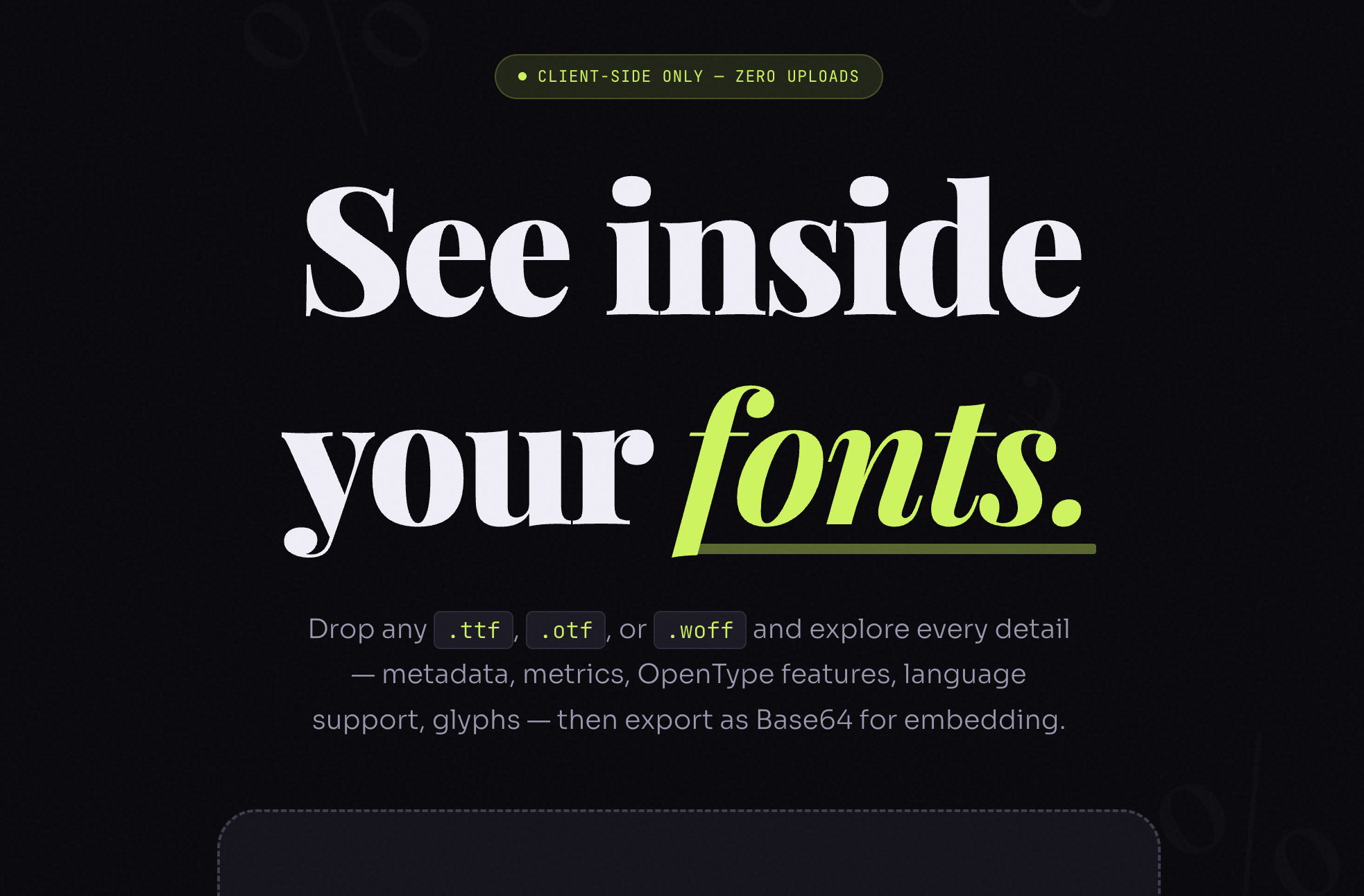 Font Anatomy: Deep Font Inspector & Metadata Tool