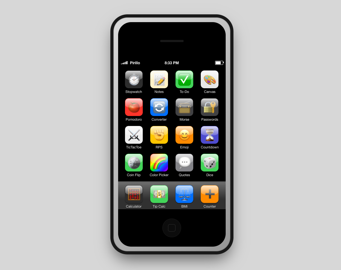 iPhone Simulator | An Interactive iOS Experience by @ChrisPirillo