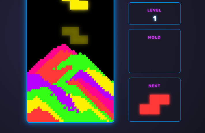 Sand Tetris (Sandtris) - A Gravity-Defying Block Puzzle Game